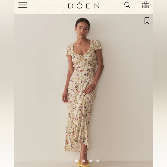 Doen | Dresses | Doen Valerine Dress In Floral Print | Poshmark